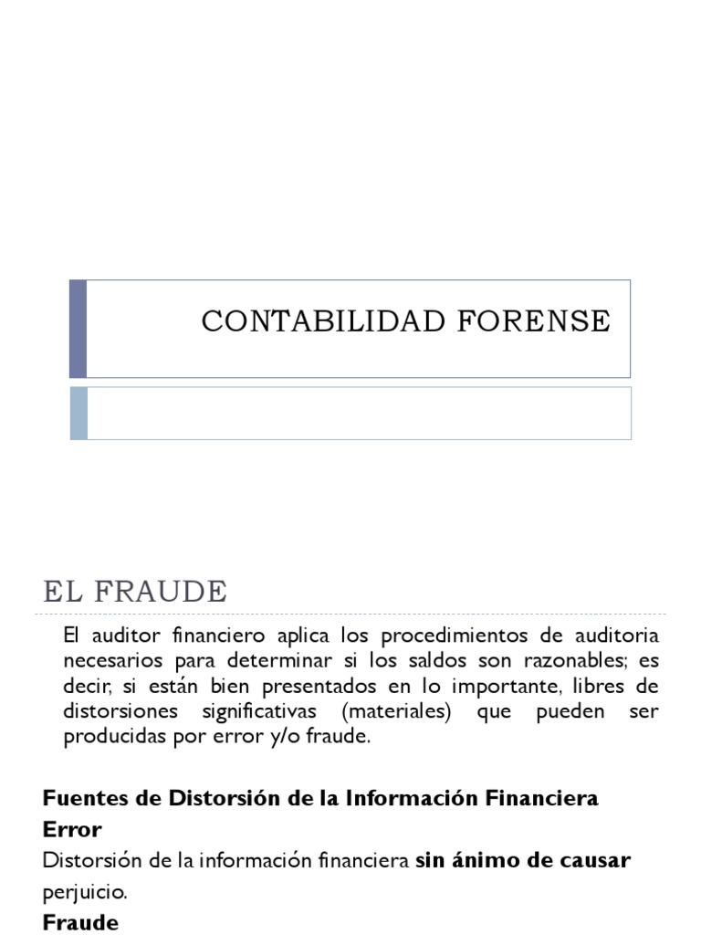 Contabilidad Forense 2 Parcial 2 | PDF | Contabilidad | Contralor