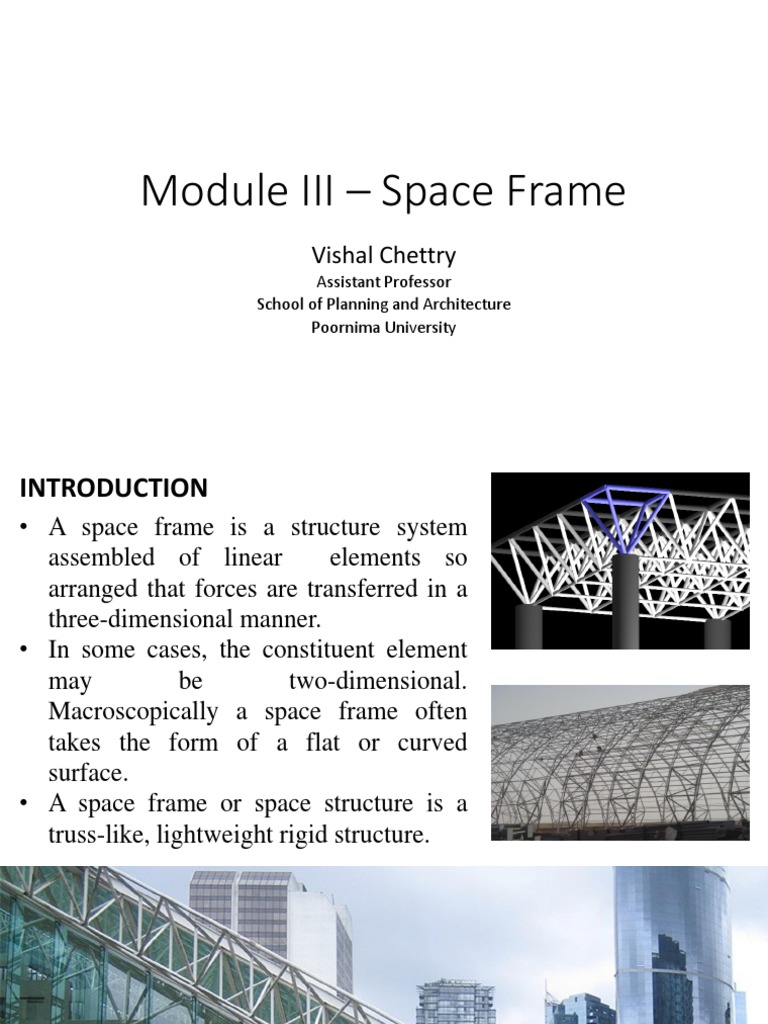 Space Frame | PDF | Framing (Construction) | Truss