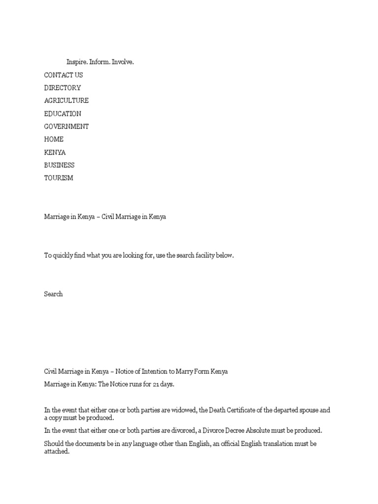 Civil Marriage | PDF | Identity Document | Marriage