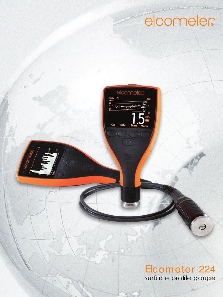 Elcometer 224 Surface Profile Gauge | Android (Operating System ...