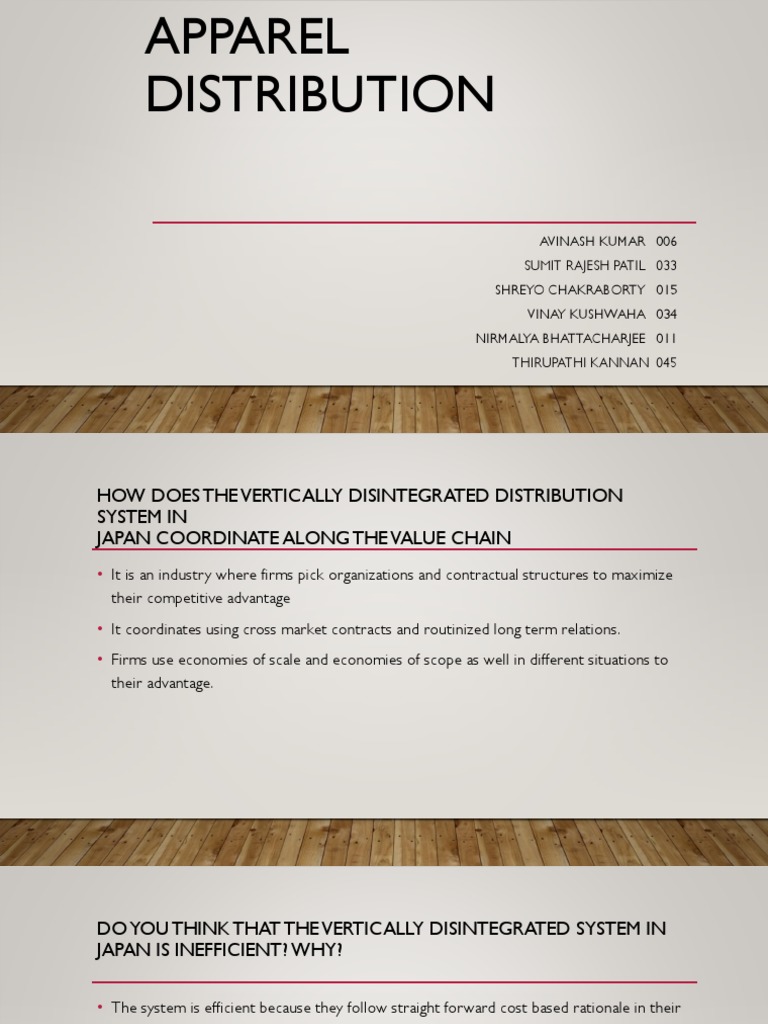 Japanese Apparel Case Study | PDF