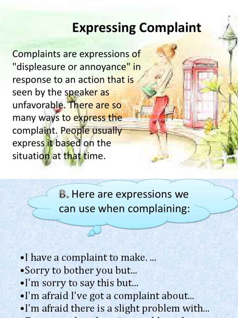 Expressing Dissatisfaction: A Guide to Making Polite Complaints | PDF