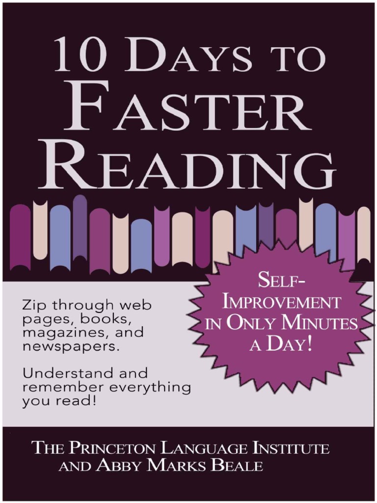 Faster Reading by The Princeton Language Institute | PDF | Mind ...