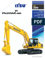 Komatsu PC200-8 Hydraulic Excavator Specs | PDF | Computer Monitor ...