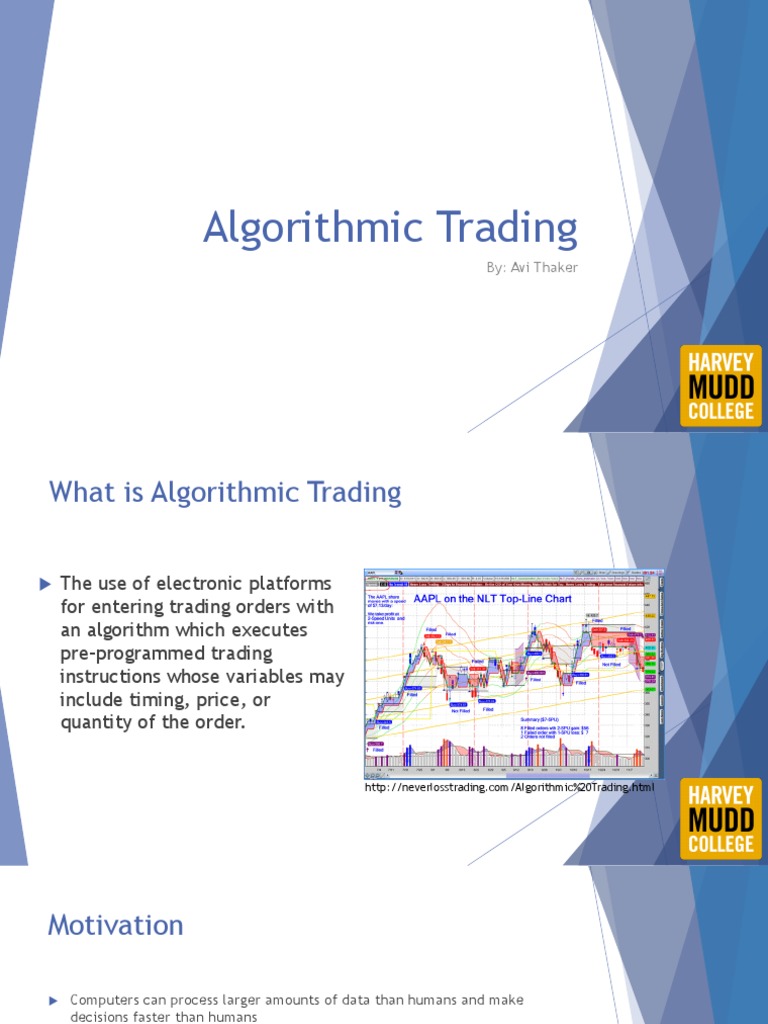 Algo Trading | PDF | Order (Exchange) | High Frequency Trading