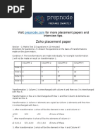 Zoho 2nd and 3rd Round Coding Questions | PDF | String (Computer Science) | Matrix (Mathematics)