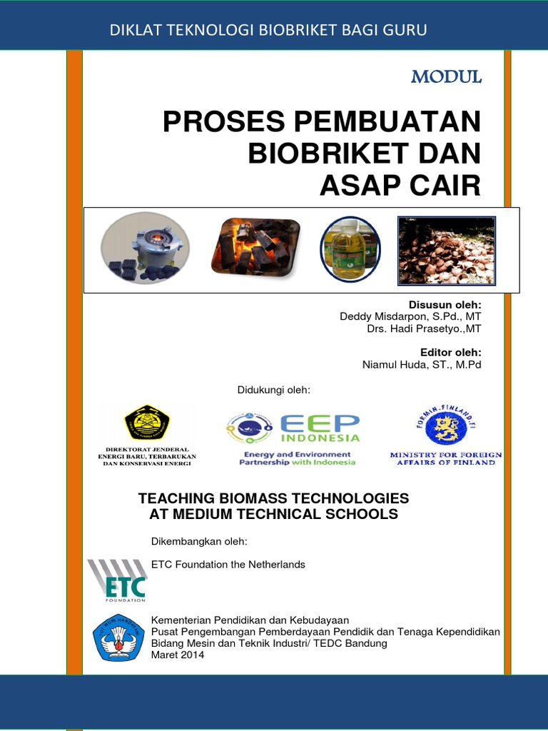Proses Pembuatan Biobriket Dan Asap Cair PDF | PDF