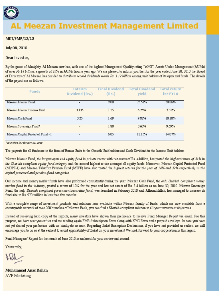 FMR - Jun 2010 | PDF | Stock Market Index | Investment Management