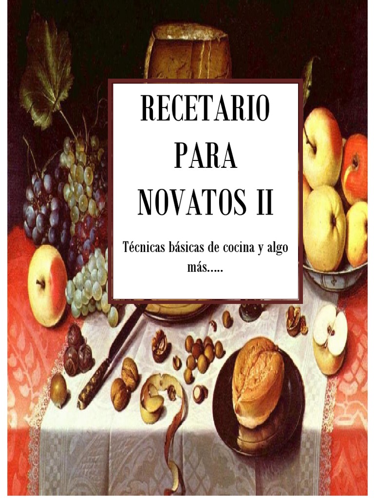 Rcetas para Principiantes | PDF | Fritura | Carne