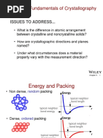 Chapter 1 Crystal Structure | PDF | Crystal Structure | Lattice (Group)