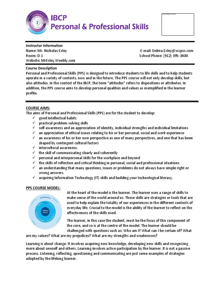 Ibcp Syllabus | PDF | Language Development | Critical Thinking