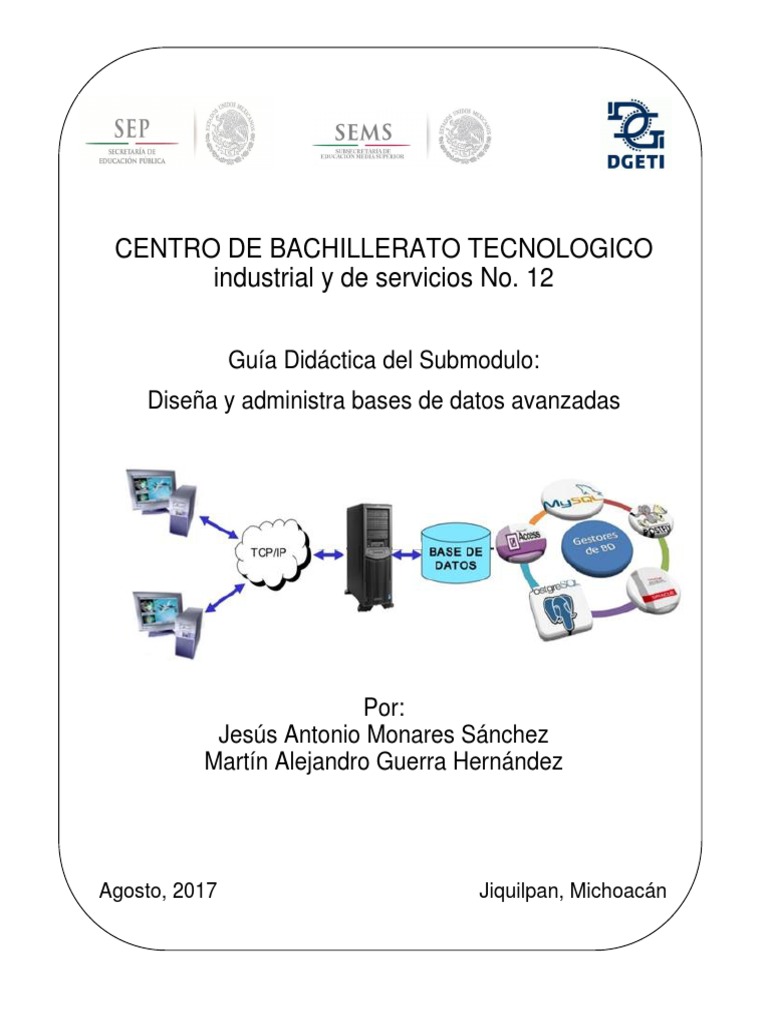Diseña y Administra BDs | PDF | Bases de datos | Software
