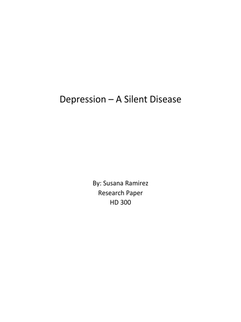 Depression | PDF | Major Depressive Disorder | Bipolar Disorder