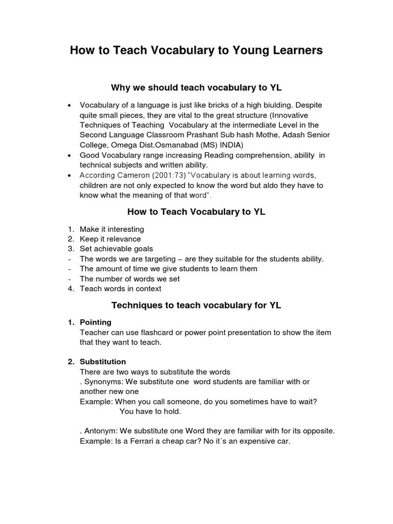 Spanish TPR Techniques | PDF | Adults | Learning