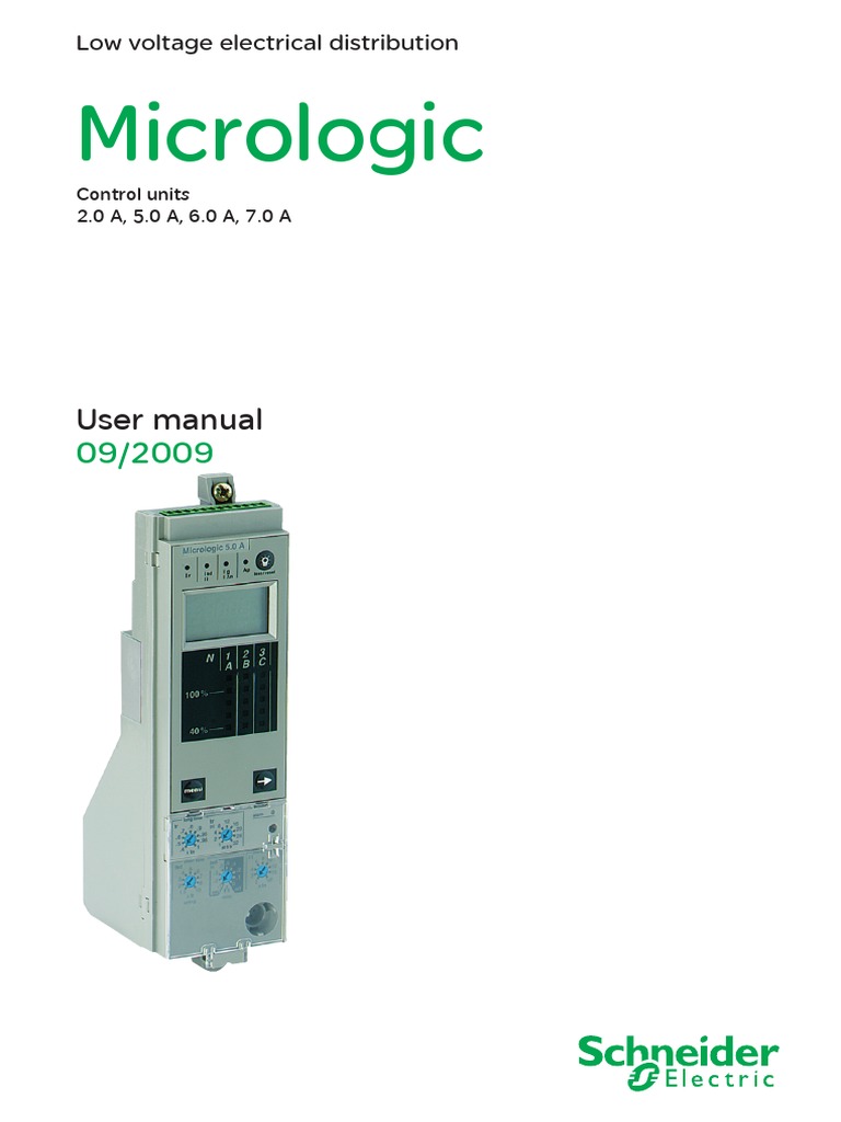 Micrologic A. | PDF | Menu (Computing) | Power Engineering