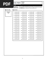 Redesigned SAT Answer Sheet | PDF | Sat | Tests