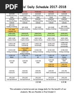 BSD S2 Finals Schedule REV | PDF