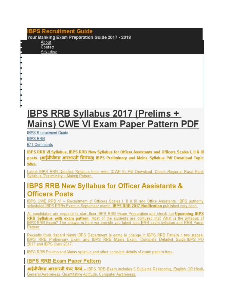 IBPS Recruitment Guide | PDF | Test (Assessment) | Microsoft Windows