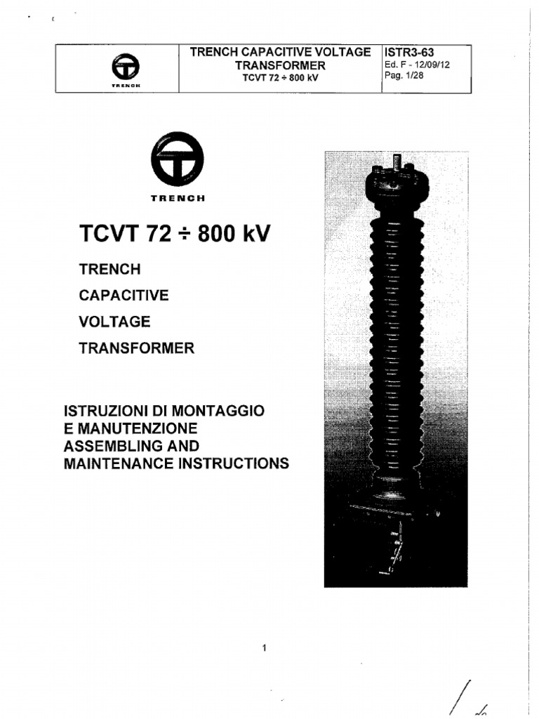 CVT Operation Manual Trench | PDF