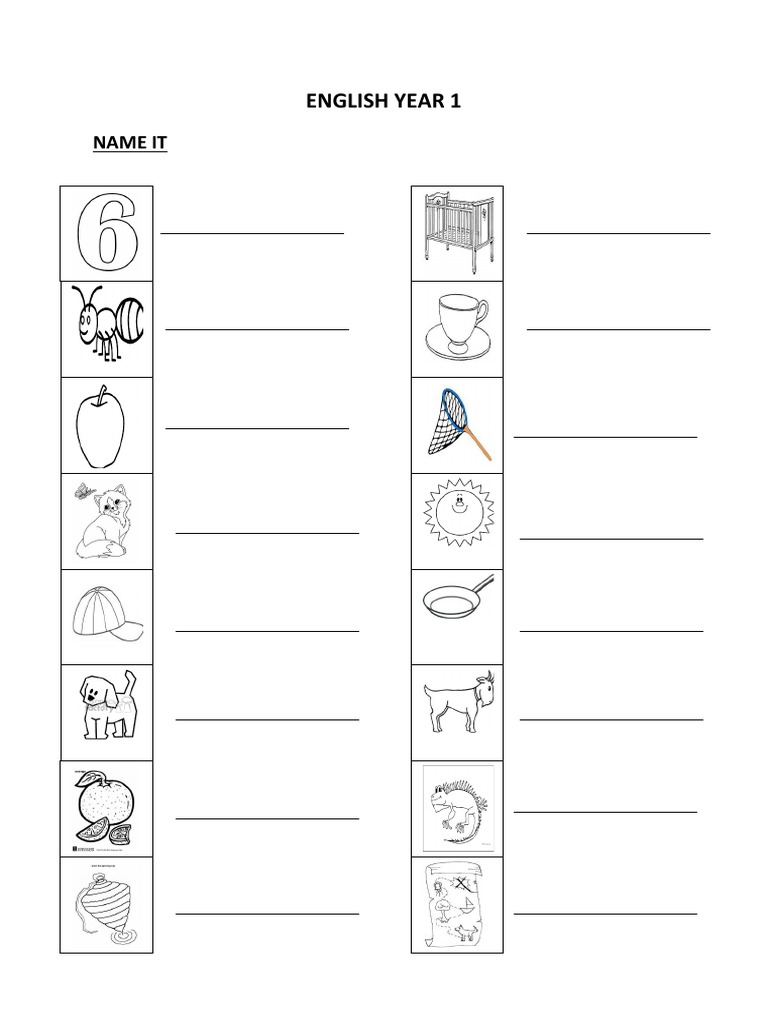 English Year 1 | PDF