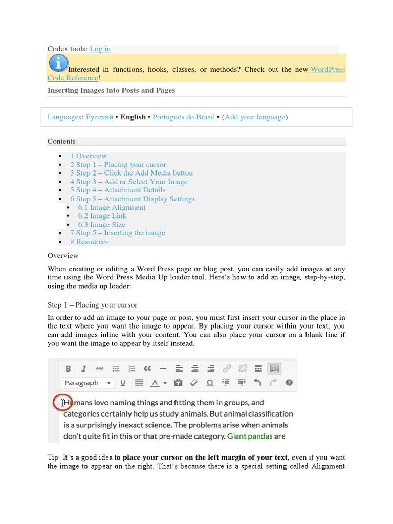 Codex Tools | PDF | Word Press | System Software