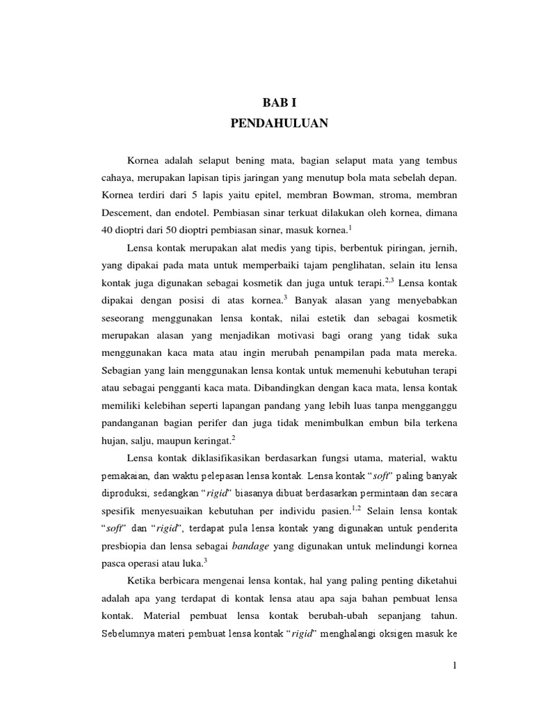 Panduan Lengkap Lensa Kontak dan Kornea | PDF | Griya & Taman