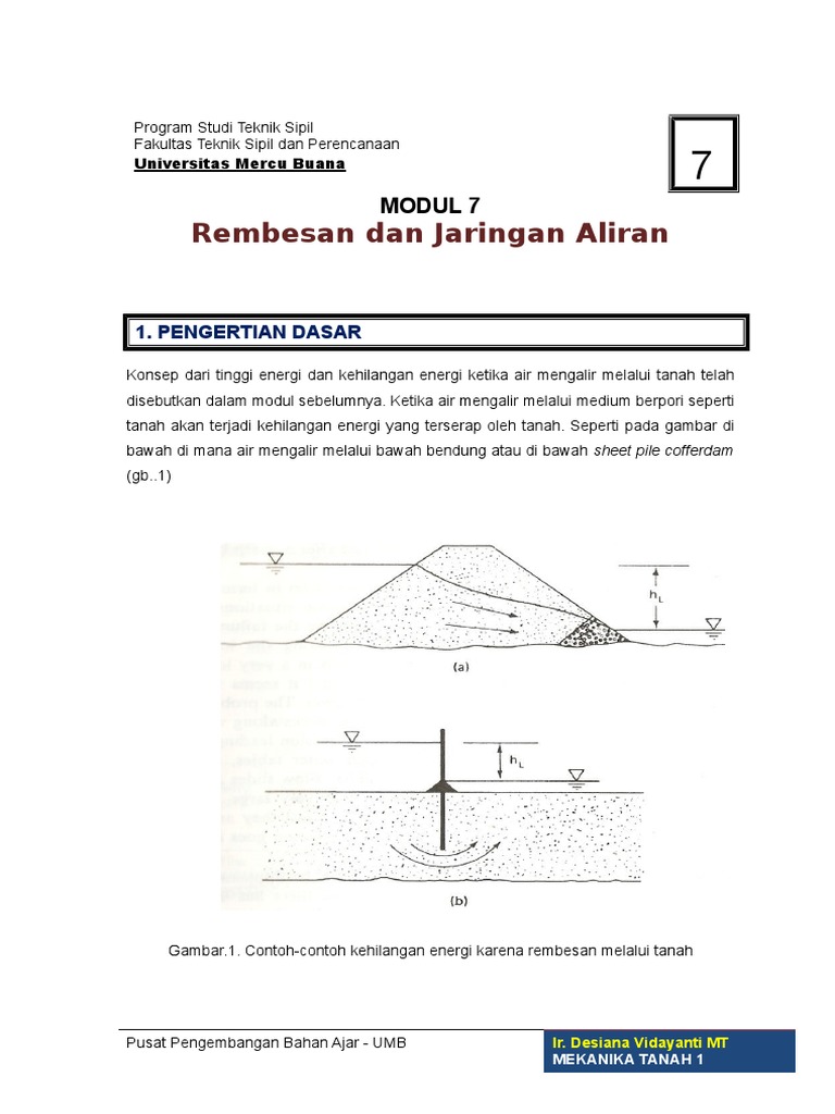 Rembesan Dan Jaringan Aliran | PDF