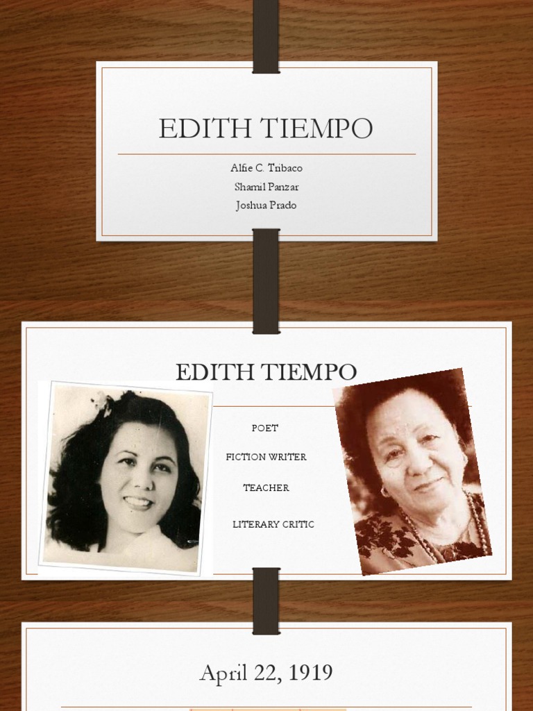 Edith Tiempo: Literary Legacy | PDF