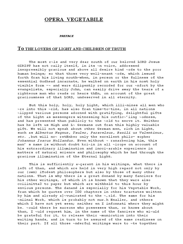 Hollandus - Opera Vegetable | PDF | Adam And Eve | God