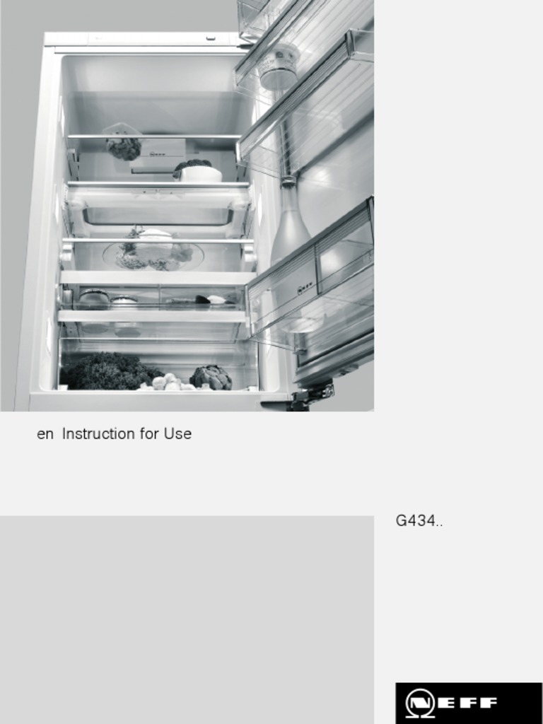 En Instruction For Use | PDF | Refrigerator | Ac Power Plugs And Sockets