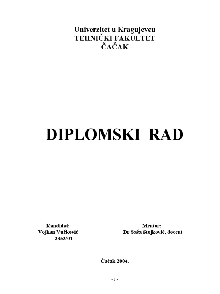 Diplomski Rad | PDF