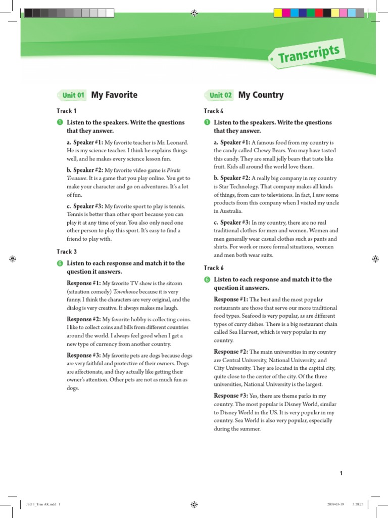 Speak Up: Engaging English Listening Activities | PDF | Vocabulary ...