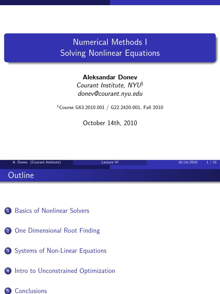Lecture6 Handout PDF | PDF | Mathematical Optimization | Functions And Mappings