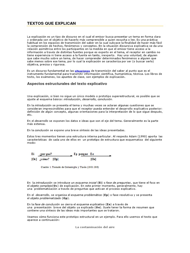 Textos Que Explican | PDF | Contaminación | Oración (Lingüística)