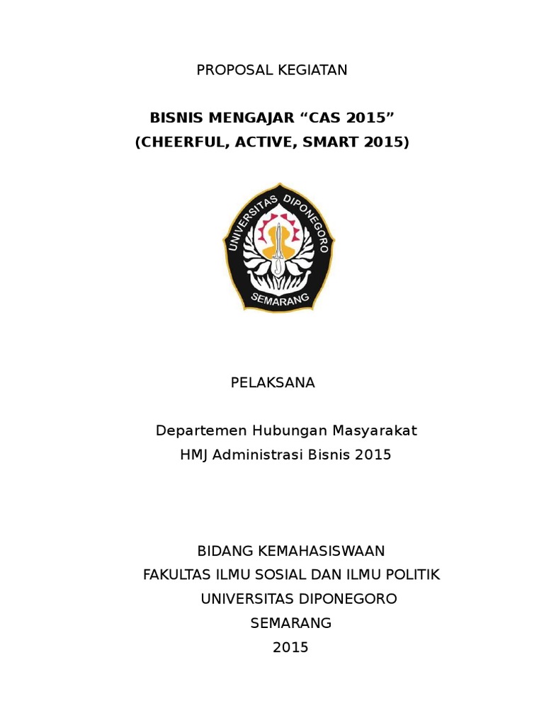 PROPOSAL KEGIATAN MENGAJAR | PDF