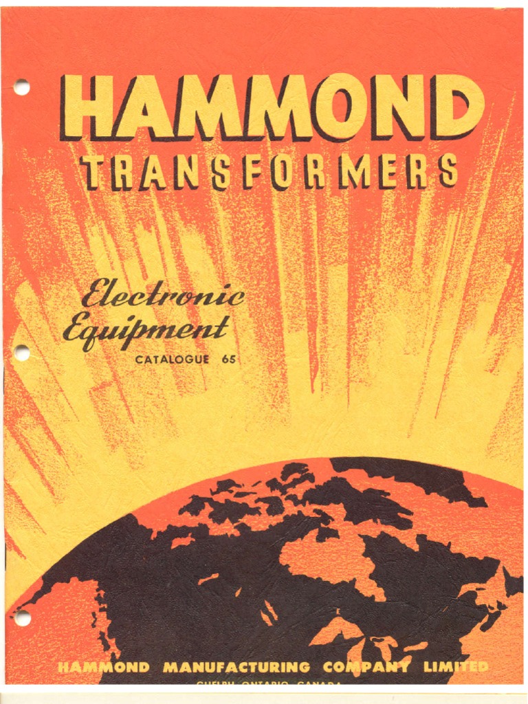 Hammond Transformers Catalog 65 | PDF
