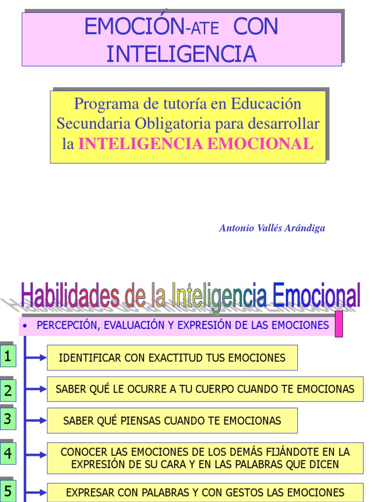 Emocionate 1 | PDF | Estado de ánimo (psicología) | Salud mental