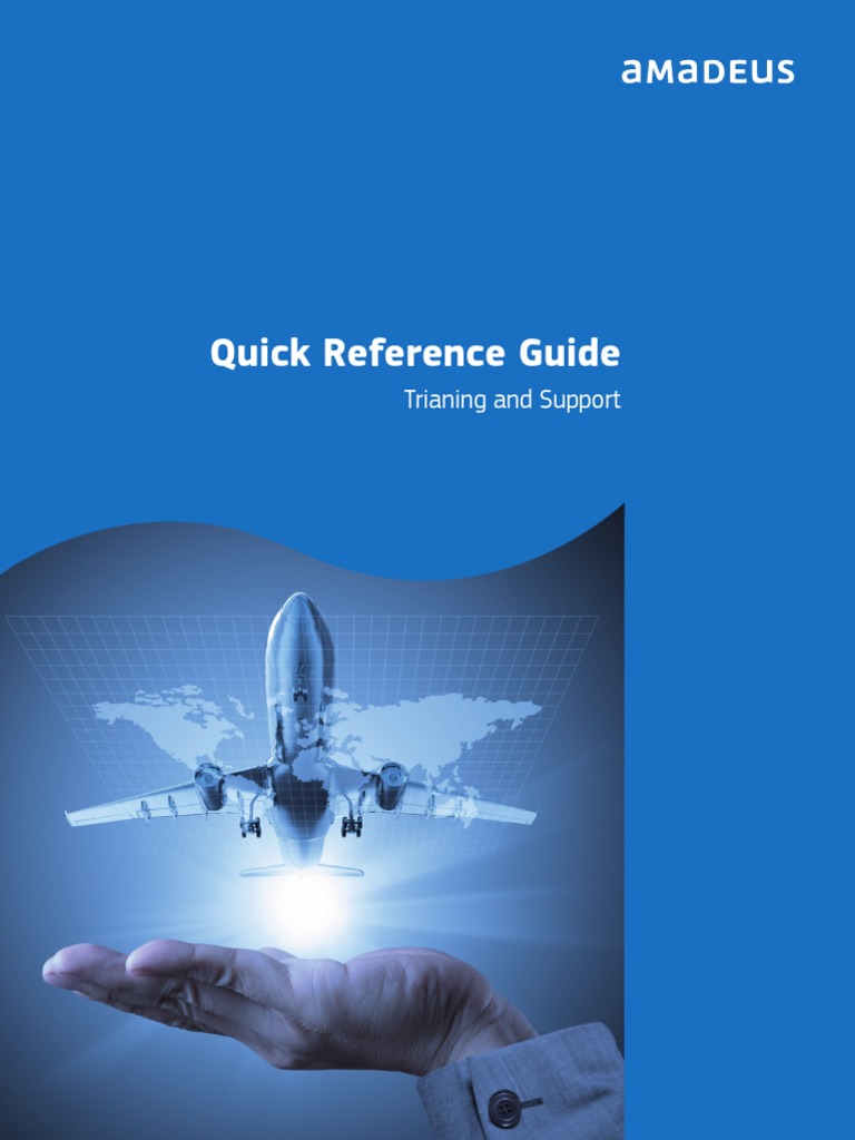 Amadeus Quick Reference Guide | PDF | Airlines | Aviation