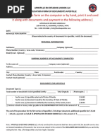 Affidavit of Homeless Status For Fee Exempt Certified Copy of Birth ...