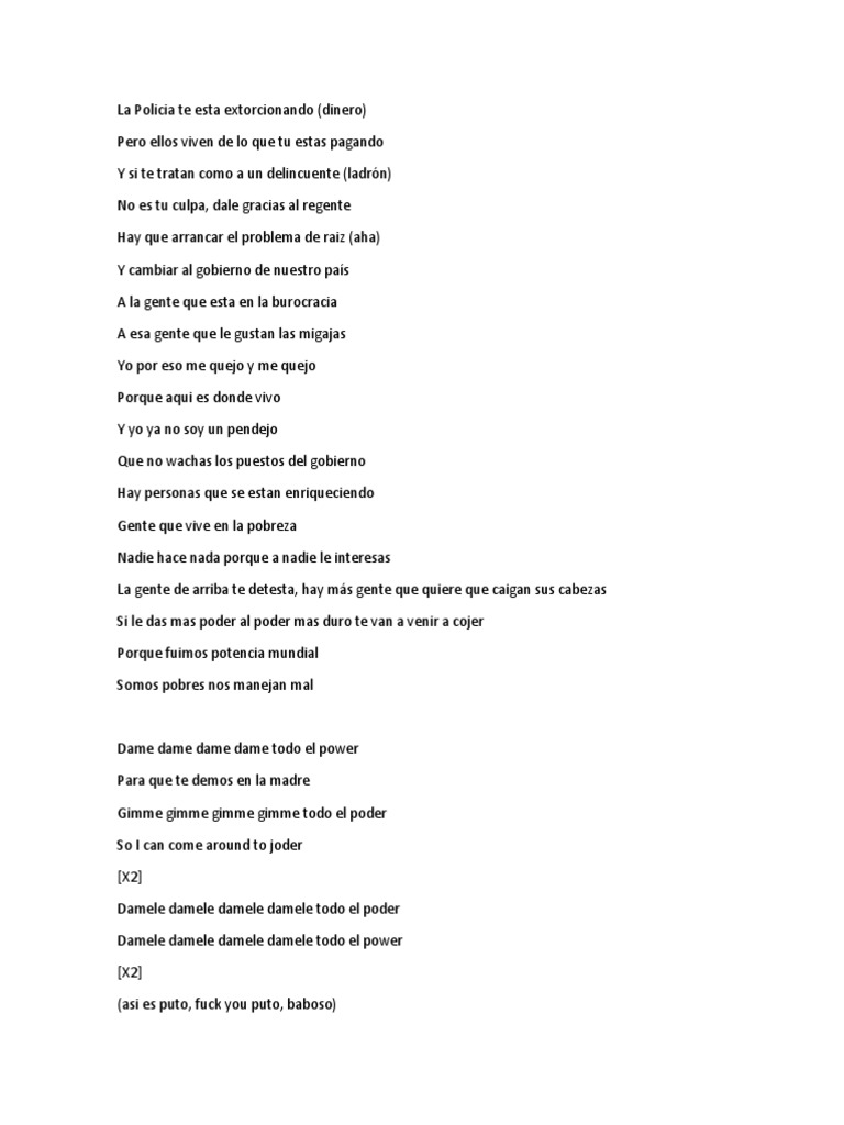 Gimme Tha Power | PDF | Derecho