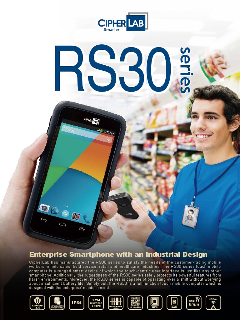 CipherLab RS30 English Brochure | PDF | Mobile Device | Smartphone