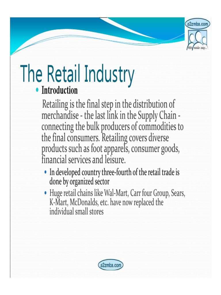 Retailindustry 100519022525 Phpapp01 (Compatibility Mode) | PDF | Book ...