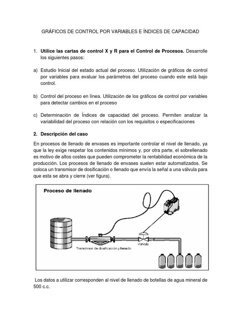 Control de Procesos con Gráficos X y R | PDF | Science | Ingeniería
