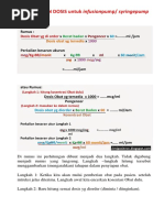 Menghitung Dosis Norepinephrine | PDF