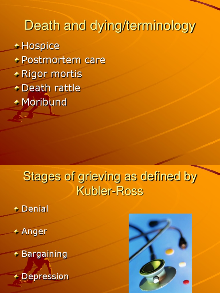 Death and Dying/terminology: Hospice Postmortem Care Rigor Mortis Death ...