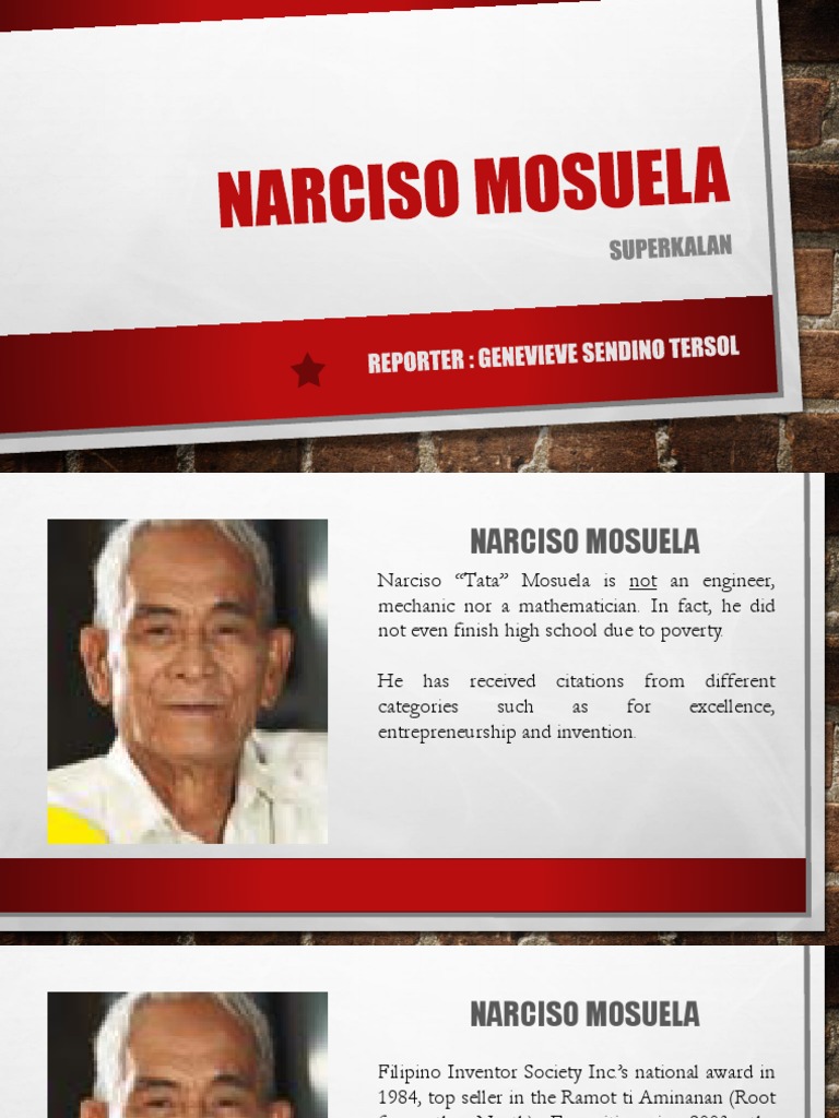 Filipino inventor Narciso Mosuela's journey to success | PDF | Stove ...