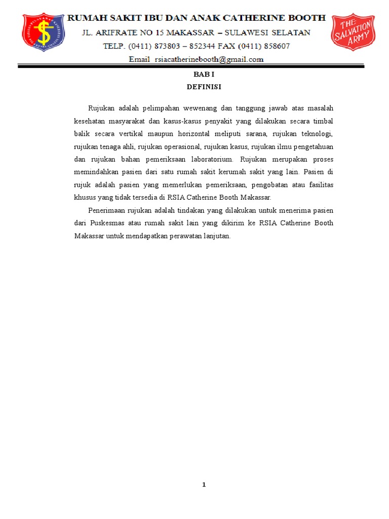 Panduan Rujukan Ponek | PDF