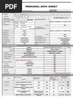 Sample Filled-Out PDS | PDF | Nursing