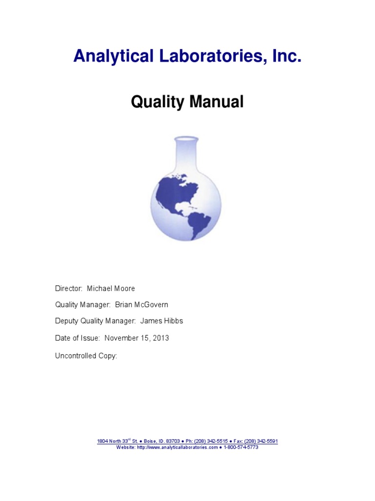 Quality Manual | PDF | Iso 9000 | Quality Management