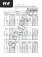 RUDAS Scale | PDF | Psychology | Neuropsychology